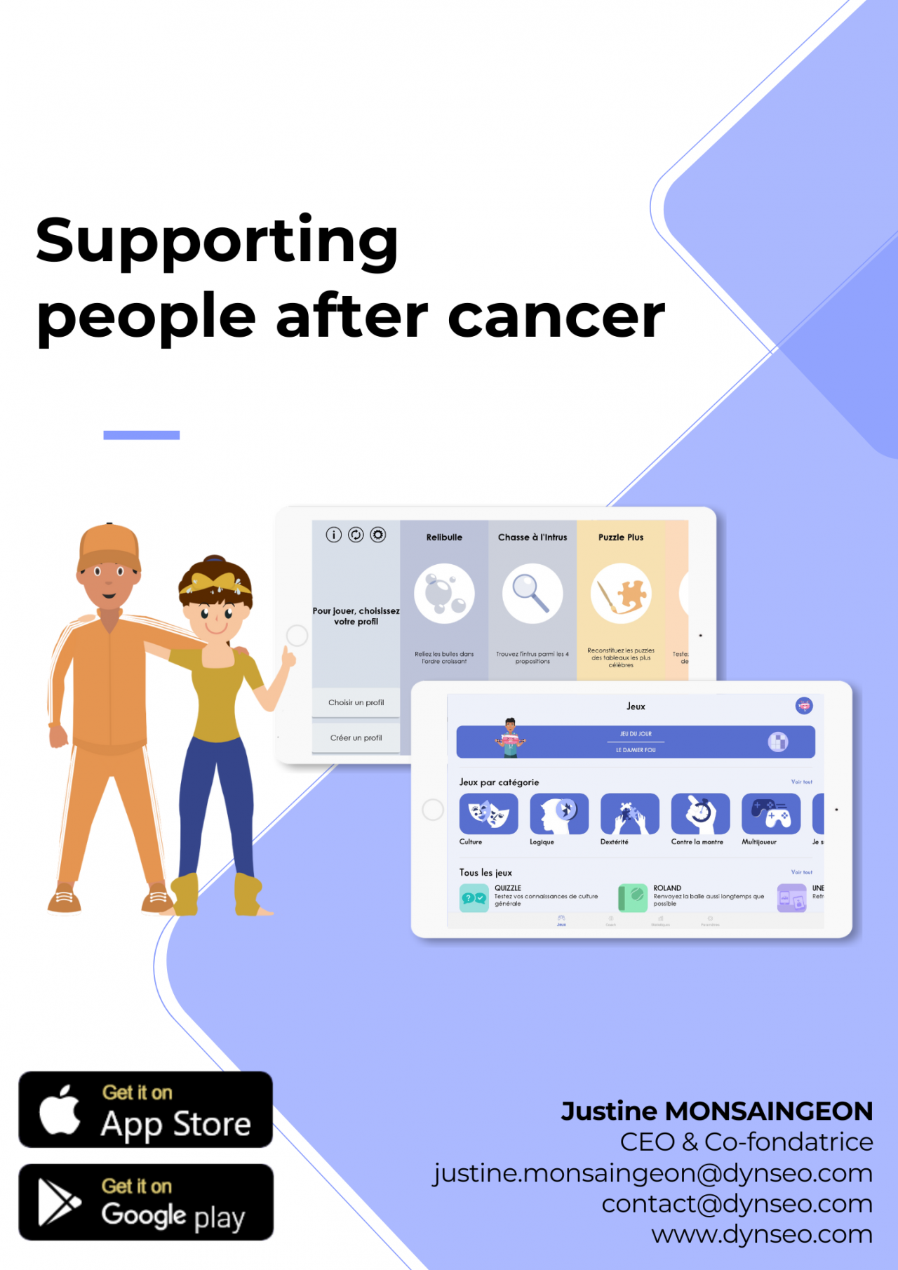 DYNSEO: Post-Cancer Recovery & Cognitive Support Apps