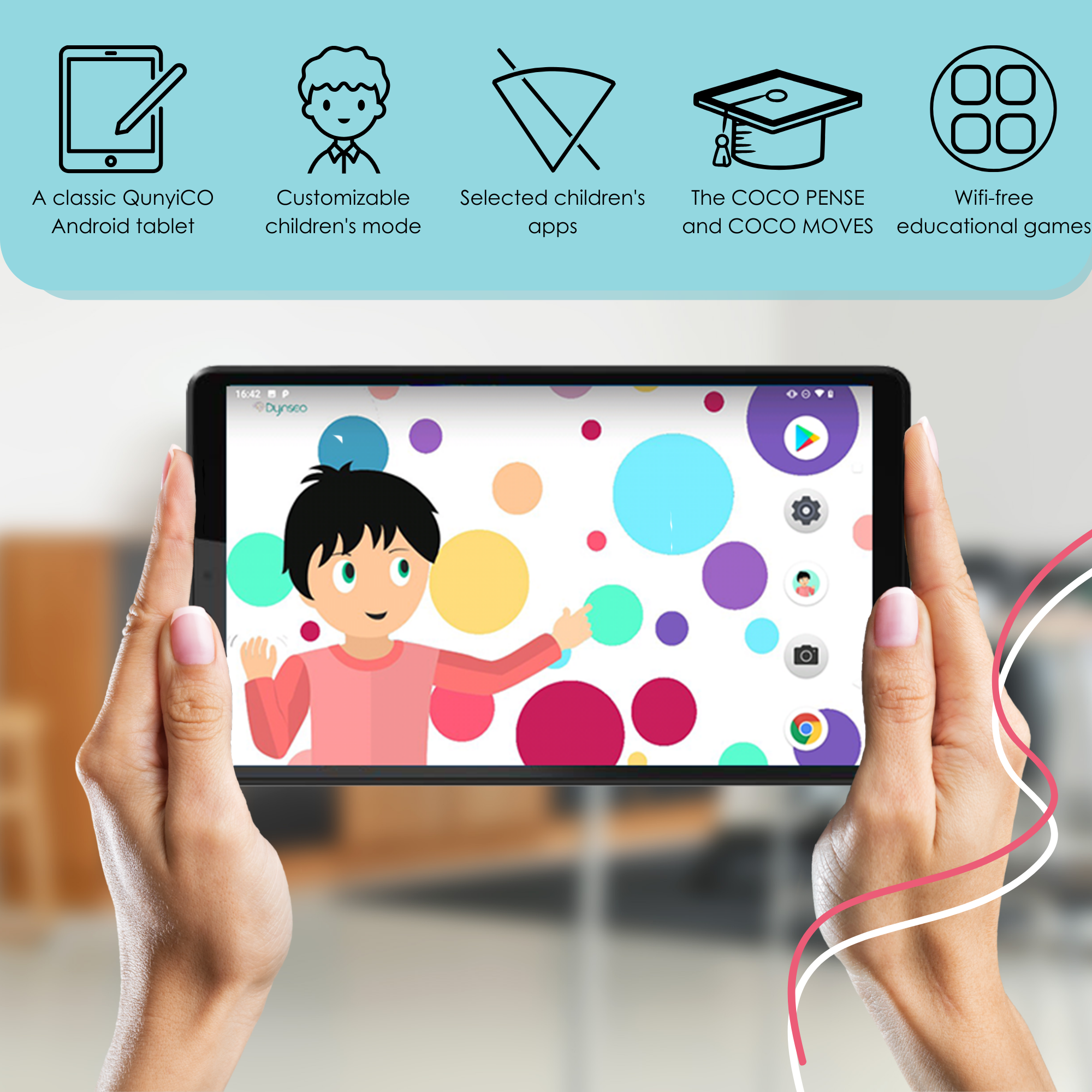 Educational tablet – autistic child | DYNSEO