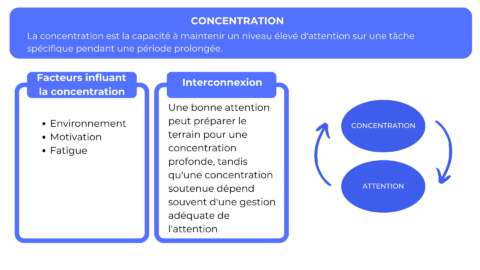 La Différence entre attention et concentration | DYNSEO - App educative ...