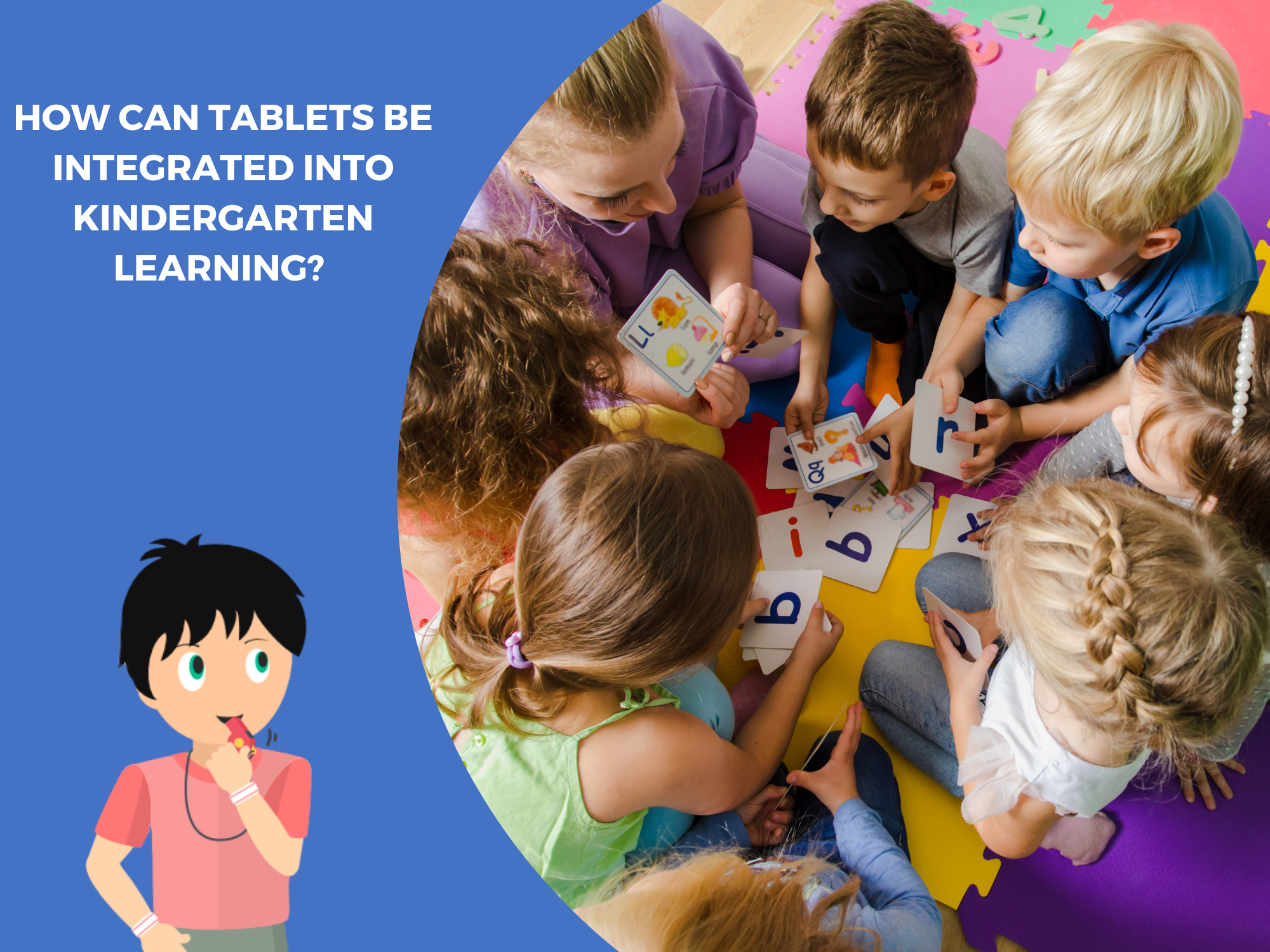 How can tablets be integrated into kindergarten learning? - DYNSEO