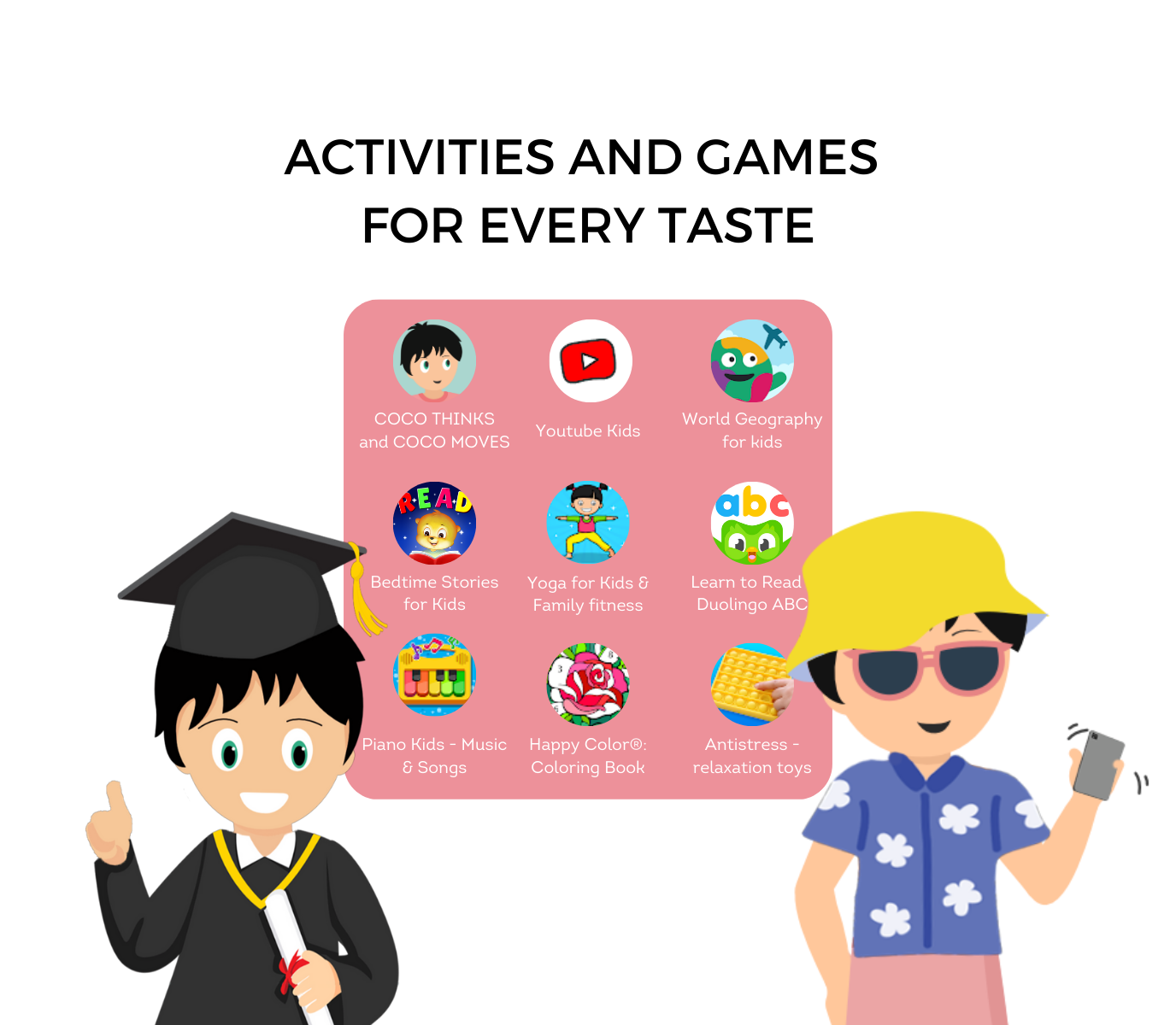 The Coco Thinks and Coco Moves educational tablet | DYNSEO