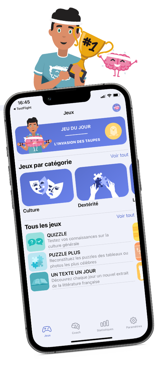 DYNSEO - applications de jeux de mémoire et entraînement cérébral